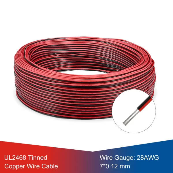 Red Black UL2468 28 Gauge Wire For Electronic DIY – Manufacturer of ...